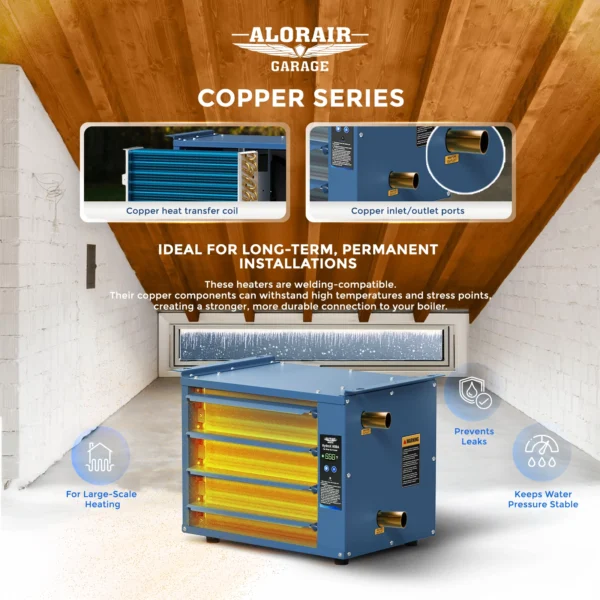 AlorairGarage HydroX H100A Copper Hydronic Heating Unit - AlorairGarage